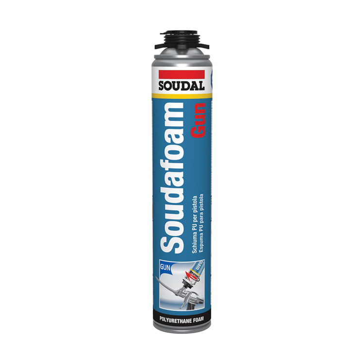 Espuma Poliuretano Pistola Soudal-750 ML - Bastos & Nogueira
